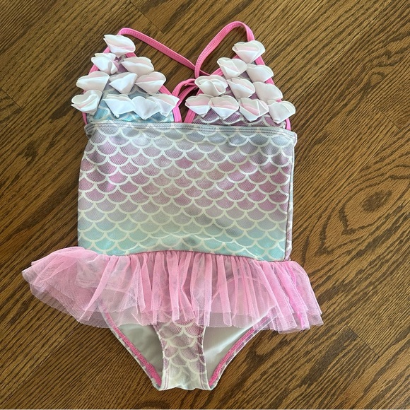 Floatimini | Swim | Size 5 Girls Floatimini Shimmery Mermaid Swimsuit ...